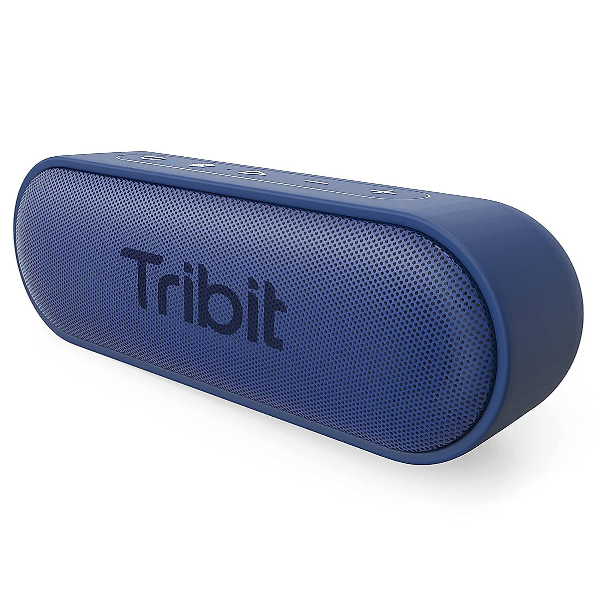 Tribit XSound Go Bluetooth Speaker with 16W Loud Sound & Rich Bass, 24H Playtime, IPX7 Waterproof, Wireless Stereo Pairing, USB-C, Portable Wireless Speaker for Home, Outdoors, Travel (Blue)