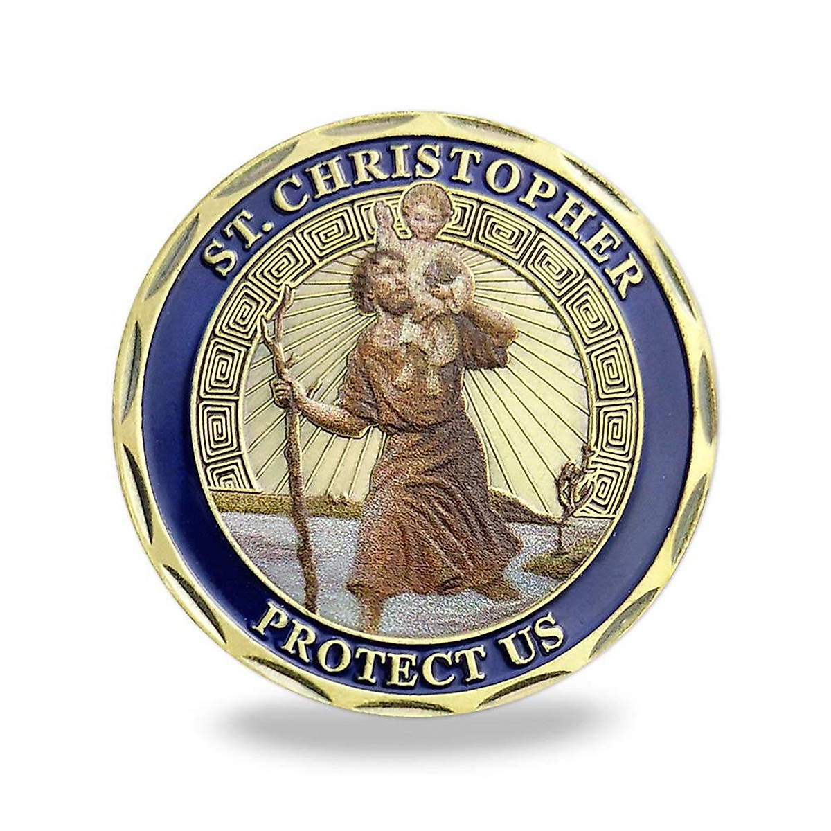 St. Christopher Challenge Coin for Travelers