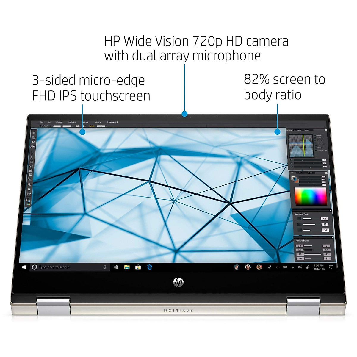HP 2022 Flagship Pavilion x360 14" Touchscreen 2 in 1 Laptop, Intel Core i5-1135G7 (Beat i7-1065G7), 8GB RAM, 512GB PCIe SSD, Backlit Keyboard, Fingerprint Reader, Intel Iris Xe Graphics, Win 11