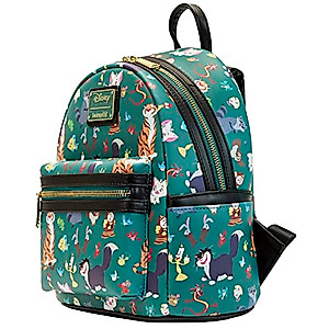 Loungefly Disney Mini Backpack Princess Sidekicks All Over Print Shoulder Bag