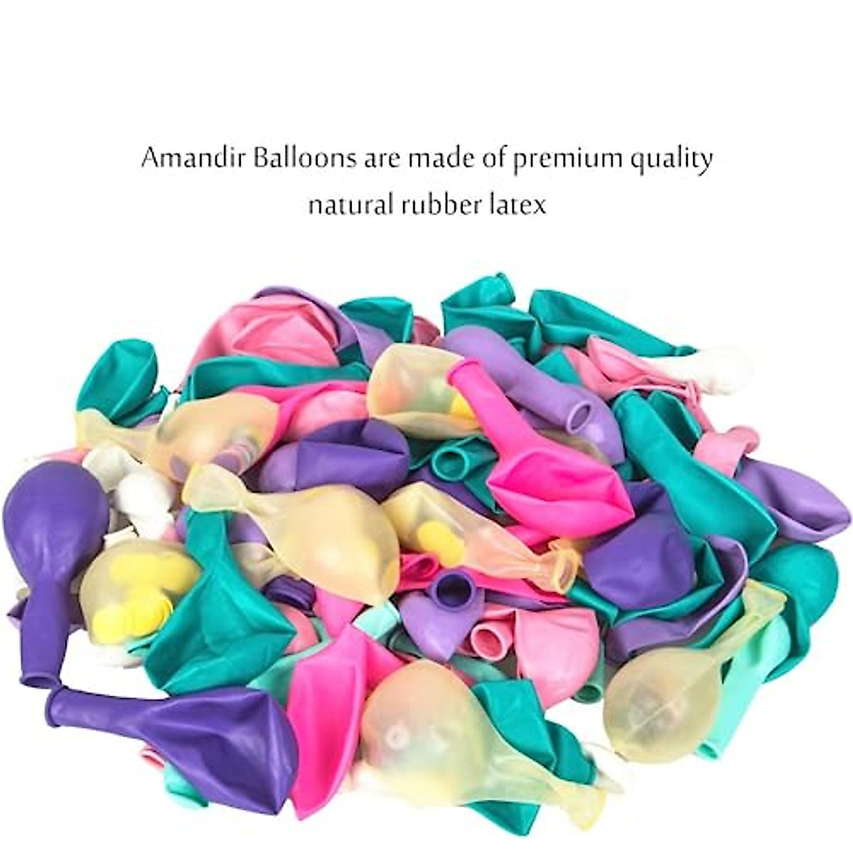 Amandir 138pcs Unicorn Balloons Arch Garland Kit, Unicorn Birthday Party Decorations for Girls Confetti Light Purple Aqua Blue Pink Balloons Set Wedding Baby Shower Party Supplies