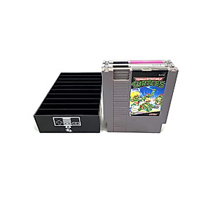 Collector Craft, Black, NES Compatible Cartridge Holder, NES Game Tray, Holds 10 Games, Clutter Reducing, Retro Video Game Collection, Works with Nintendo Entertainment System NTSC and PAL Cartridges