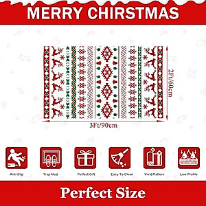 Front Door Mat Entrance Rugs Indoor 2x3 Boho Entry Mat,Washable Non-Slip Entryway Throw Rugs with Rubber Backing Doormat Indoor Entrance Rug for Bathroom Bedroom Entry Kitchen Christmas Decor