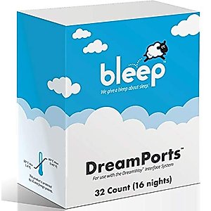 Bleep Dreamports (32 Count Box)- Mask Replacement | 16 Night Pack | Breath Easier | Mask-FreeSolution | Made in the USA