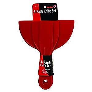 Red Devil 4718 3-Piece Plastic Knife Set, 1-Pack
