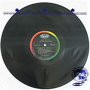 (100) 12" Record Inner Sleeves - 3-Layers of Archival Quality, Anti-Static HDPE with Rice Paper Enclosed Insert for Extra Rigidity #12IM