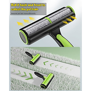 Neoflavie Pet Hair Remover Reusable Cat and Dog Hair Remover for Couch, Carpet - Upgraded Portable Lint Remover & Efficient Animal Fur Removal Tool.