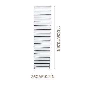 Uonlytech Rice Paper Paper Floor Lamp Shades Nordic Style Table Lampshades Chandelier Light Cover Protector for Home Hotel Bedside Desk Floor Lamp, Black Floor Lamps