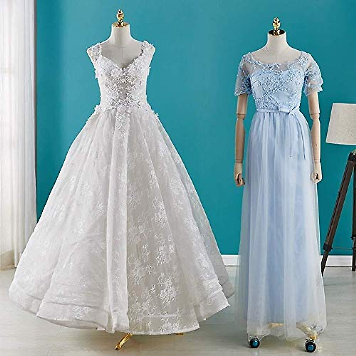 Tailors Dummy Mannequins Female Tailors Dummy Mannequin Dressmakers Dummies Fashion Students Display Bust Torso Wood Arm Adjustable for Clothing Display Stand Dressform Mannequin