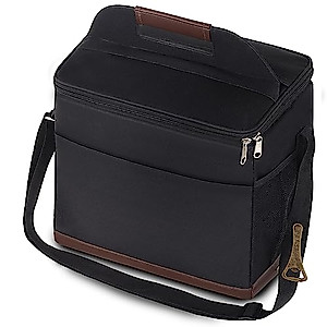 dujp Large Cooler Bag Collapsible Insulated Reusable Lunch Bag for Men Women,Lunch Box for Office Work Camping Picnic Beach, Leakproof Freezable Bag