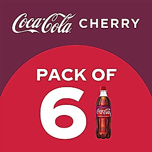 Coca-Cola Coke Cherry Soda, 16.9 fl oz (pack of 6)