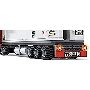General Jim's Semi Truck Building Blocks Nicely Detailed Realistic Toy Truck Modular Building Block Bricks Model Truck or Toy Set Brick Truck for Teens and Adults