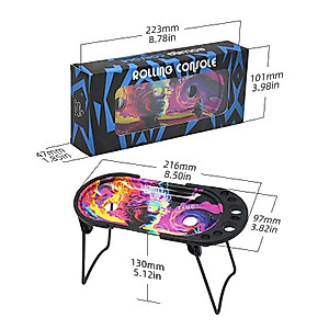 Metal Tray, 8.5 x 3.8 inches Can Be Foldable Plates with Loader and Machine, Be Used for King Size and 1 1/4 Size Paper (Black and Red)