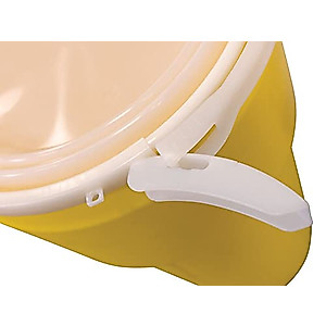 Eagle 20 Gallon Lab Pack Barrel Drum, Plastic Lever-Lock, Yellow, 1623