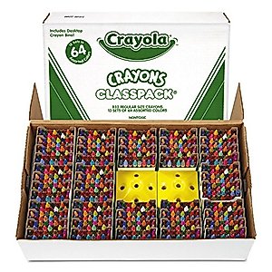 Crayola Crayon Classpack (832 Count), Bulk School Supplies for Classrooms,13 Sets of 64 Crayons, Kids Arts & Crafts Supplies