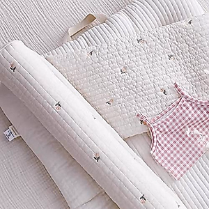 Hiltow Baby Anti Roll Side Sleep Pillow Soft Cotton Neck Support Cushion Toddler Positioning Back Cushion Accompany Sleeping Pillow for Unisex Baby