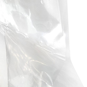 HANGERWORLD 20 Clear 72inch 80 Gauge Dry Cleaning Laundrette Polythylene Garment Cover Protector Bag