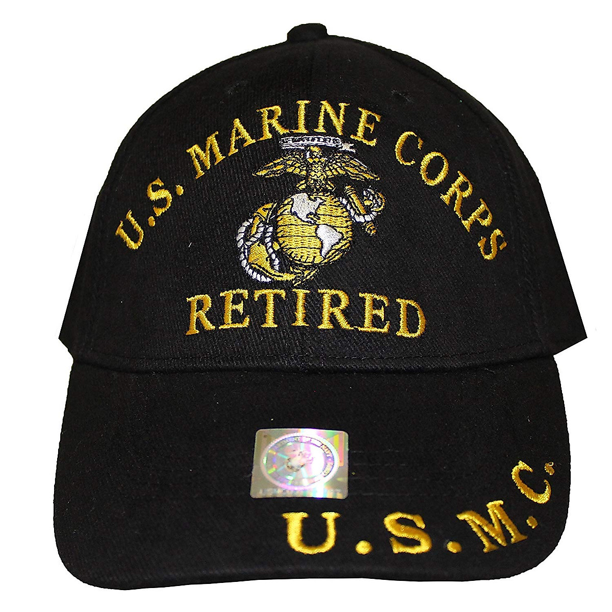 Once A Marine Always A Marine Retired Hat Black