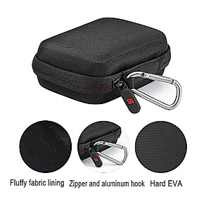 RAIACE Hard Travel Carrying Case for Card Games, Protective Storage Bag. (Not Including Cards) - Black