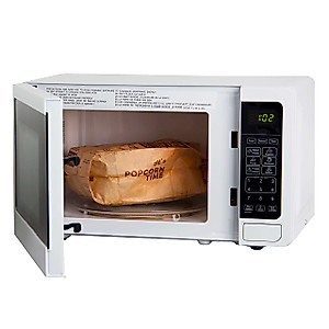 Avanti MT7V0W Microwave Oven 700-Watts Compact with 6 Pre Cooking Settings, Speed Defrost, Electronic Control Panel and Glass Turntable, White