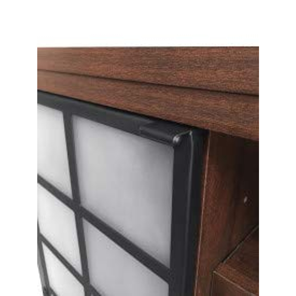 Twin Star Home 55" Uptown Uptown Loft TV Stand for Up to 60" TV - Saw Cut Espresso, TC55-6490-PD01