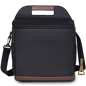 dujp Large Cooler Bag Collapsible Insulated Reusable Lunch Bag for Men Women,Lunch Box for Office Work Camping Picnic Beach, Leakproof Freezable Bag