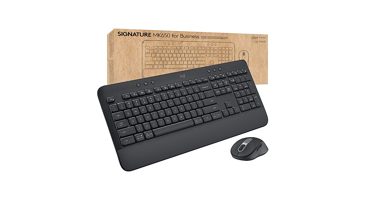Logitech MK650 Combo | Secure Wireless Keyboard & Mouse