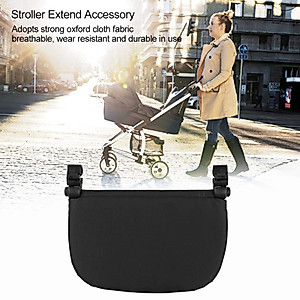 Stroller Footrest, Breathable Baby Stroller Extension for Yoya/VOVO for Strollers(Black)
