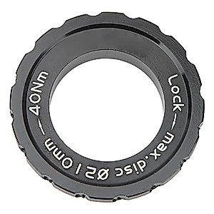 Disc Brake Rotor 140mm OD 44mm Hole Distance 6‑Bolt Central Lock Stainless Steel Bike Disc Brake Rotor, Mountain Bike Bicycle Rotors Modification Accessories