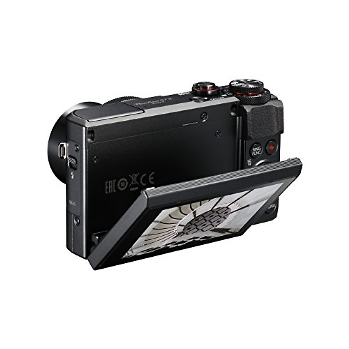 Canon PowerShot Digital Camera [G7 X Mark II] with Wi-Fi & NFC, LCD Screen, and 1-inch Sensor - Black, 100-1066C001