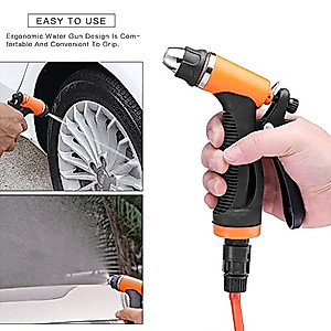 Car Washer Kit - Portable Pressure Washer 12V Water Pump Car Washer, 100W 130PSI, Electric High Pressure Water Washing Kit for Car, Garden, Home, Cleaning, Pet Shower
