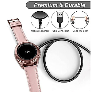 Charger for Samsung Galaxy Watch 4/Galaxy Watch 3/Galaxy Watch Active 2, Replacement Charging Cable for Galaxy Watch 6/5/4/3/Active 2 Smart Watch