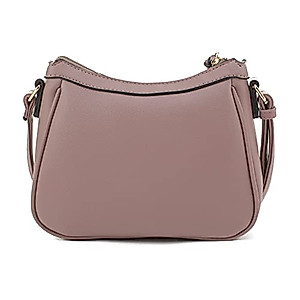 Emperia Elva Small Whipstitch Vegan Leather Crossbody Bags Shoulder Bag Purse Handbags for Women - MV