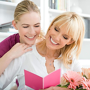 Vanjewnol Mother of The Bride Gifts from Bride Wedding Gifts for Mom from Daughter Infinity Heart Silver Necklace for Women N08F