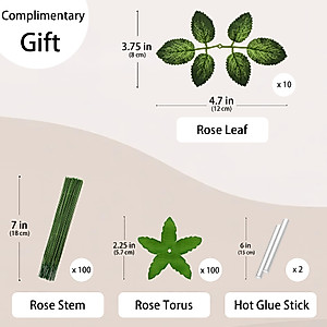 Vignor 100 Pcs 2 Inch Artificial Flowers Faux Foam Fake Rose Head Bulk for Home Decor Wedding Decoration Bridal Shower Wall Table Centerpiece Arrangement DIY Craft (Light Pink)