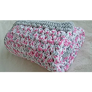 Himalaya Dolphin Baby Colors, Each Skein 100 Gr/3,5 oz, 120 mt/ 132 yd, Super Bulky Yarn, Blanket Yarn, Velvet Yarn, Knitting Yarn, Amigurumi Yarn, Baby Yarn (80425)