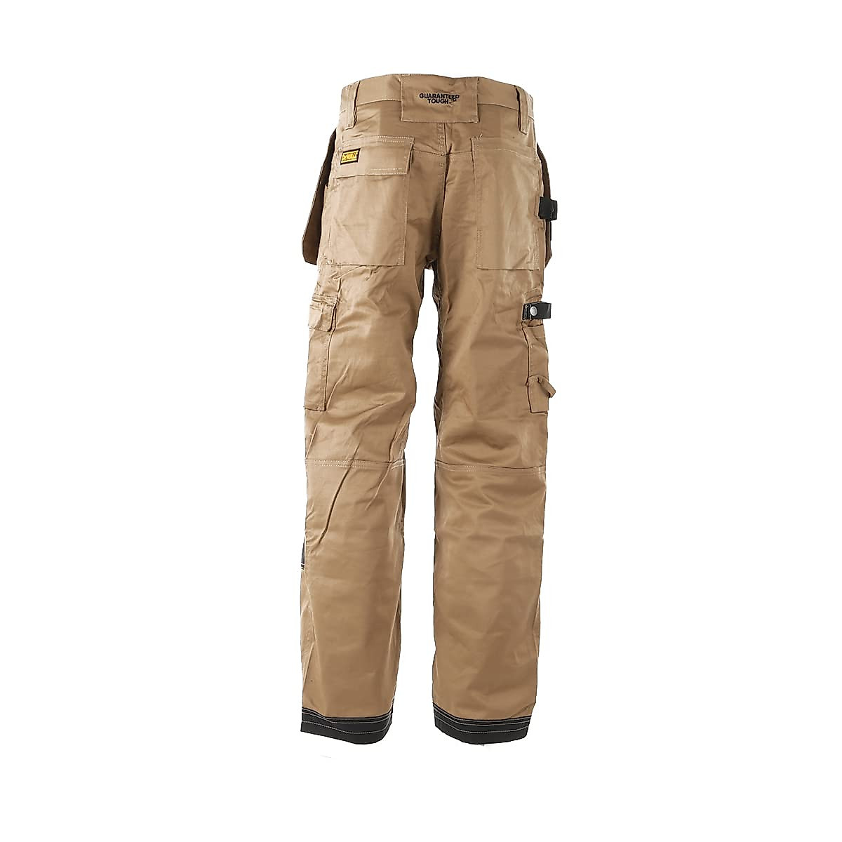 DEWALT Protradesman Men's Loose Fit, Holster Pocket, Cottonpoly Stretch Work Pants Tan W36/L33