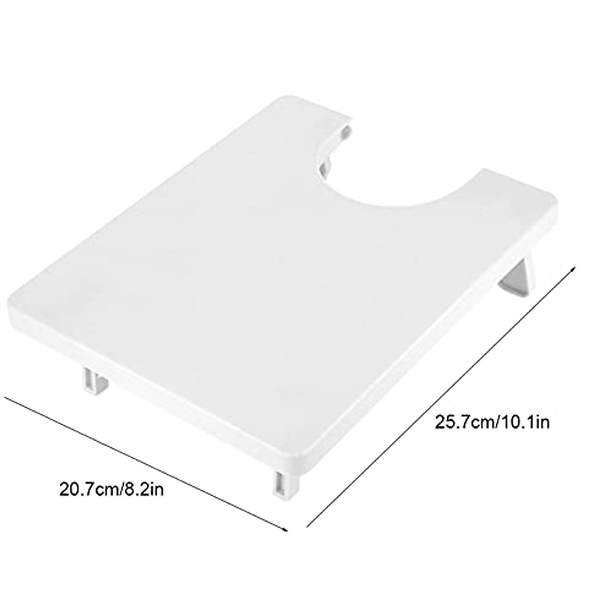 Workbench Sewing Machine Extension Table White U-Shaped Table Extension Plate is Firm and Does Not Shake Portable Workbench