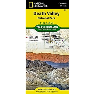 Death Valley National Park Map (National Geographic Trails Illustrated Map, 221)