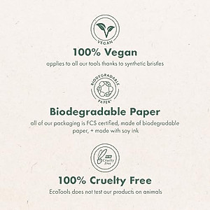 EcoTools Makeup Brush & Sponge Shampoo - Fragrance-Free Cleanser for Brushes, Sponges & Puffs, No Harsh Chemicals, Vegan & Cruelty-Free, 6 fl.oz./ 177 ml, 2 Count