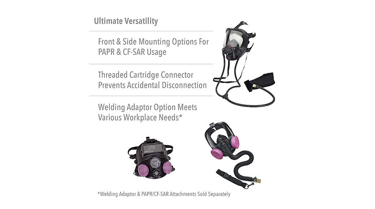 Honeywell North 7600 Series Full Face Respirator - Versatile & Safe ...