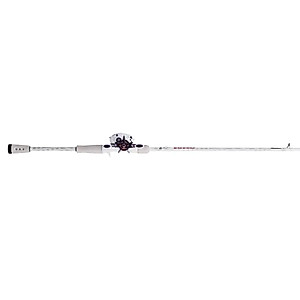 Abu Garcia Veritas Low Profile Baitcast Reel and Fishing Rod Combo