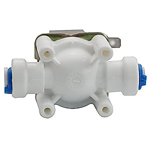 DIGITEN 24V 1/4" Inlet Feed Water Solenoid Valve for RO Reverse Osmosis Pure System