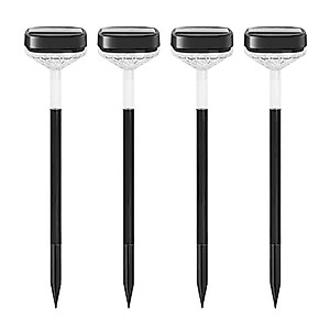 ketive High Bright Solar Pathway Lights Outdoor Garden,Landscape Path Lights, Waterproof Solar Yard Lights,Wireless Outside Garden Lights,Cold White,4 Pack