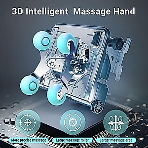 MYNTA Zero Gravity Massage Chair, Full Body Massage Chair and Recliner with Sl Track, Bigger Massage Roller, 12 Auto Modes, Lumbar and Calf Heating, LCD Screen Tablet, Fully Assembled, Black