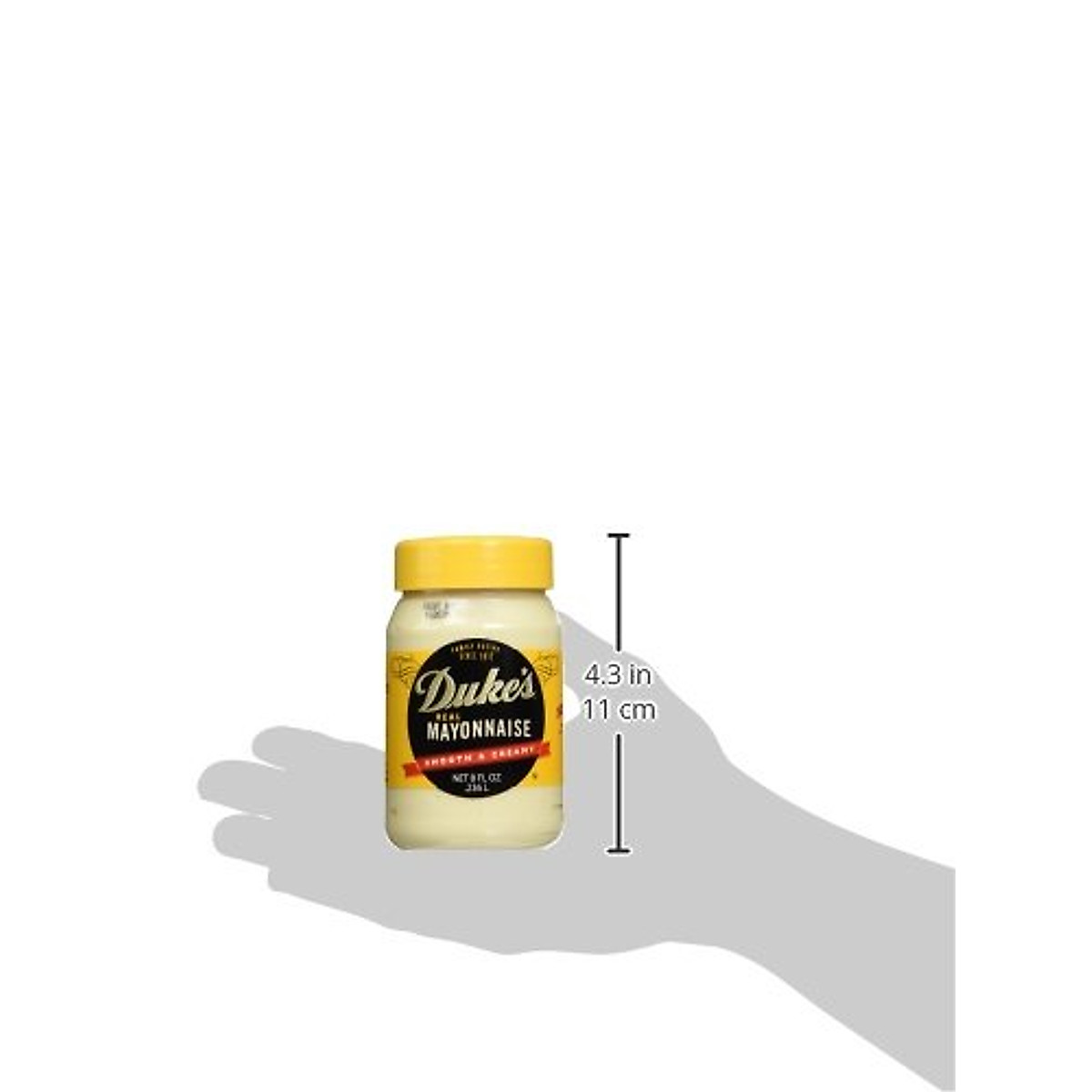 Dukes Real Mayonnaise - Two 8 Fl Oz Jars