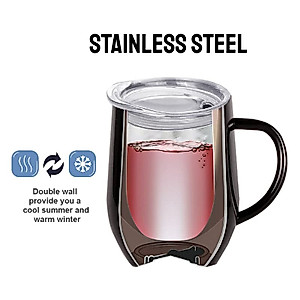 Pregnancy Gift Est 2023- Mom Est 2023 DAD Est 2023 ENGRAVED Stainless Steel Coffee Tumblers - Gift Set for New Parents to Be-Baby Shower Gifts for Parents -Mom and Dad Mugs for Expecting Parents