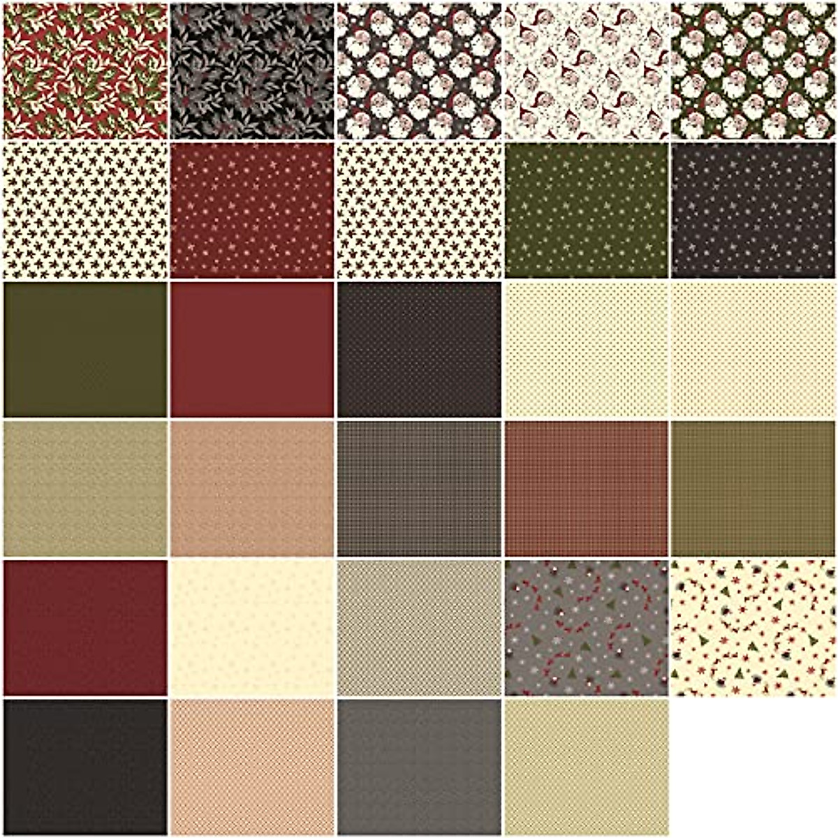 Riley Blake Designs Riley Blake Christmas at Buttermilk Acres 10'' Stacker 42pcs, Multi Yard