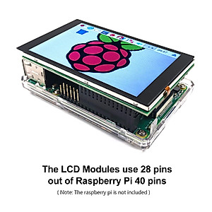 innomaker Raspberry Pi LCD Display TFT Capacitive Touch Screen 3.5 Inch 320×480 for Rasp Pi 5 4 3 B+ Raspberry pi x Display Terminals