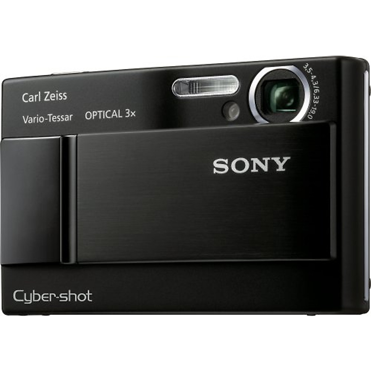 Sony Cybershot DSC-T10 7.2MP Digital Camera with 3x Optical Steady Shot Zoom (Black)